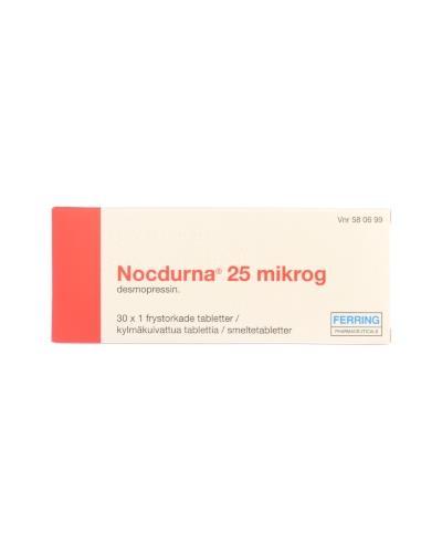 Nocdurna 25 mikrog smeltetabletter blisterpakning, endose 30 stk - Apotek 1