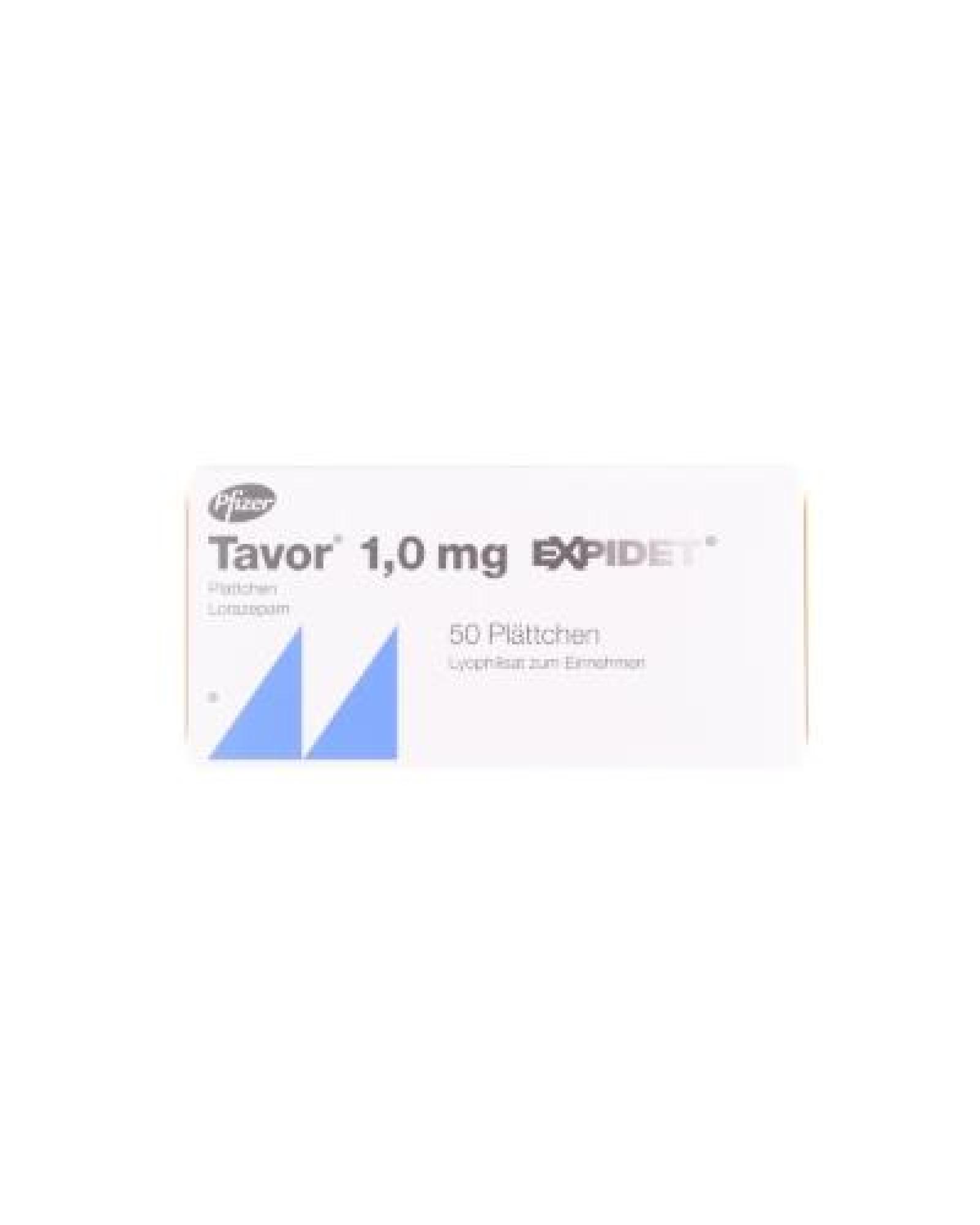 Tavor Expidet 1mg smeltetabletter 50 stk - Apotek 1