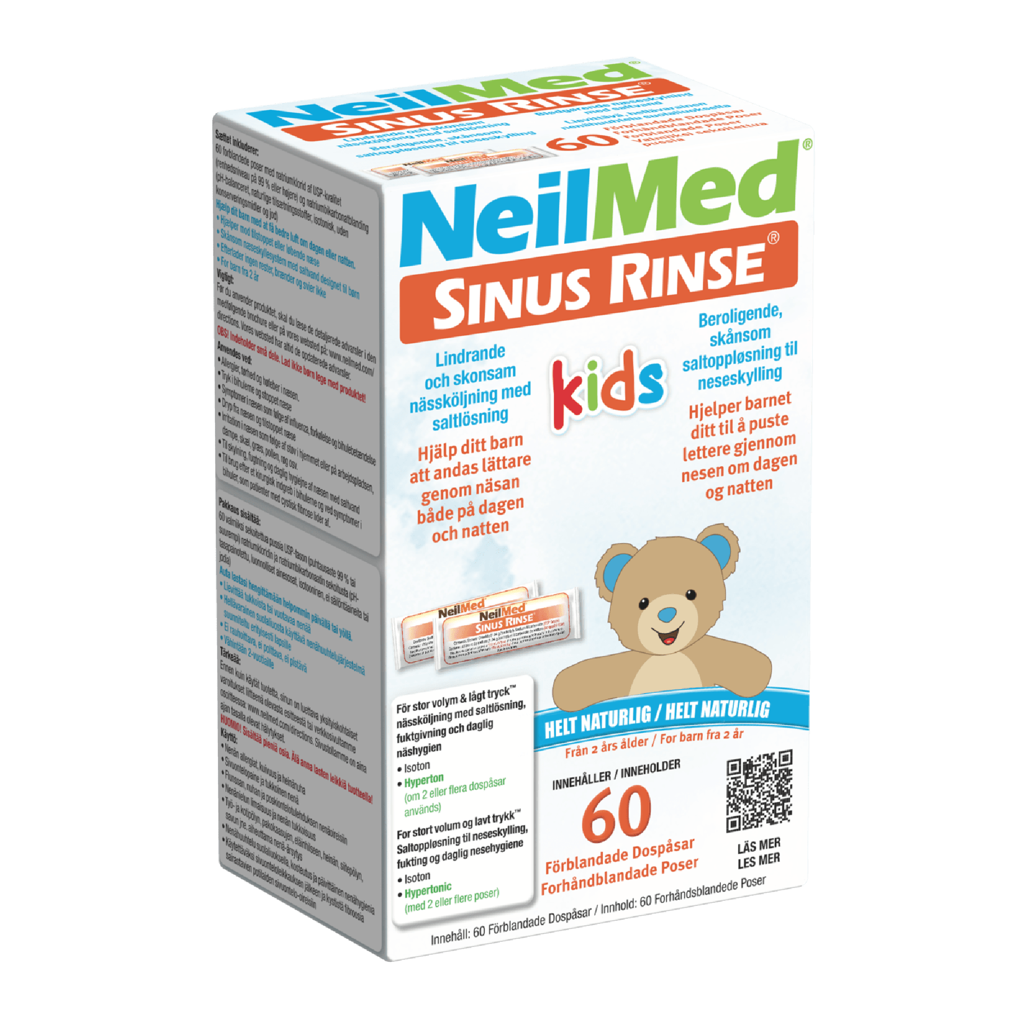 NeilMed Sinus Rinse Kids porsjonsposer med salt 60 stk - Apotek 1