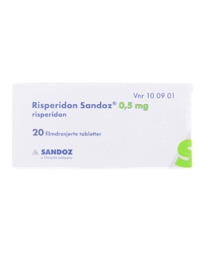 Risperidon Sandoz 0,5 mg tabletter 20 stk - Apotek 1