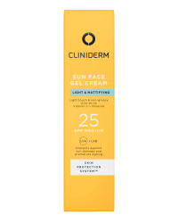 Cliniderm Light & Mattifying Sun Gel solkrem SPF25 50 ml - Apotek 1
