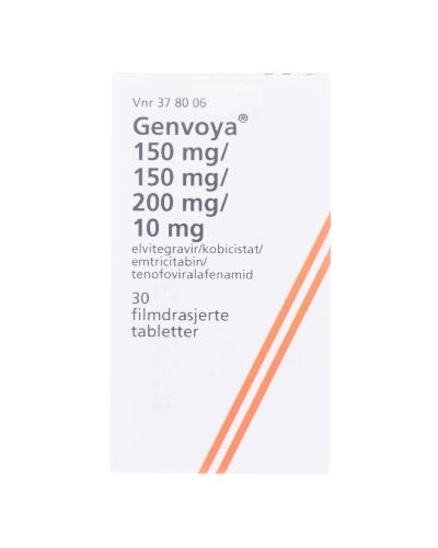 Genvoya ori tab 150/150/200/10 - Apotek 1