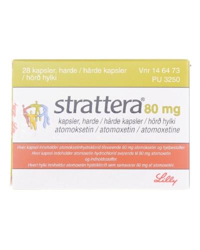 Strattera Kapsel, hard 80 mg 28stk - Apotek 1