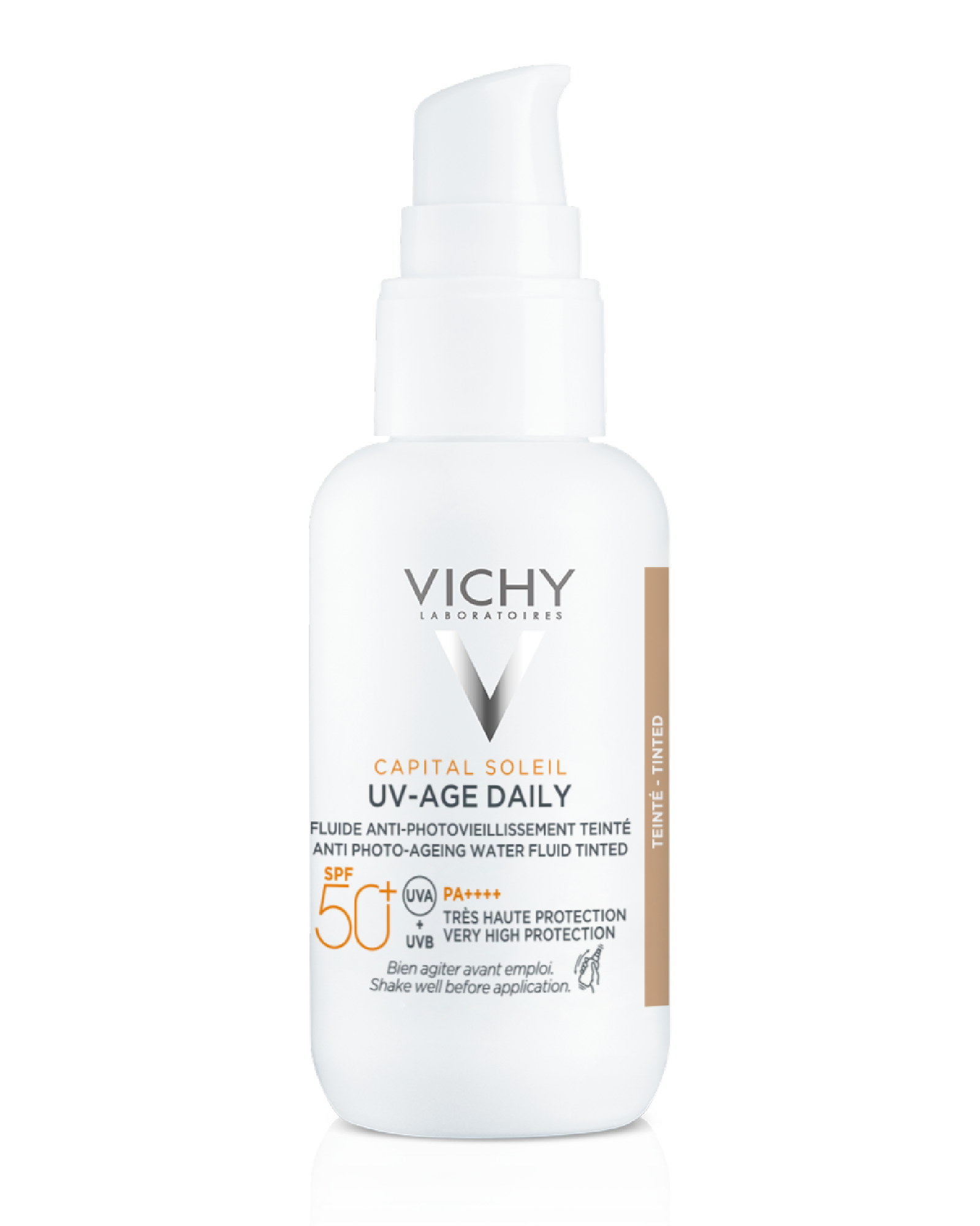 Vichy Capital Soleil UV-Age lettfarget solkrem SPF50+ 40 ml - Apotek 1