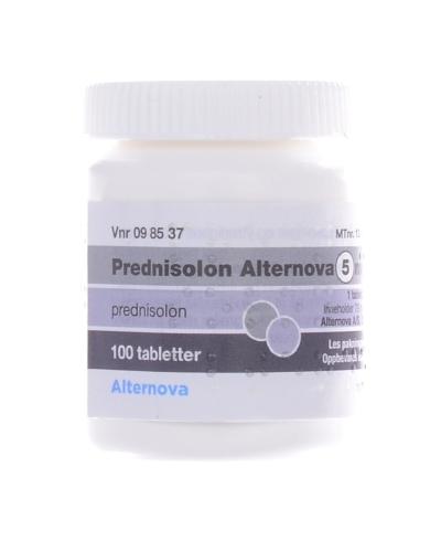 Prednisolon Alternova 5 mg tabletter 100 stk - Apotek 1