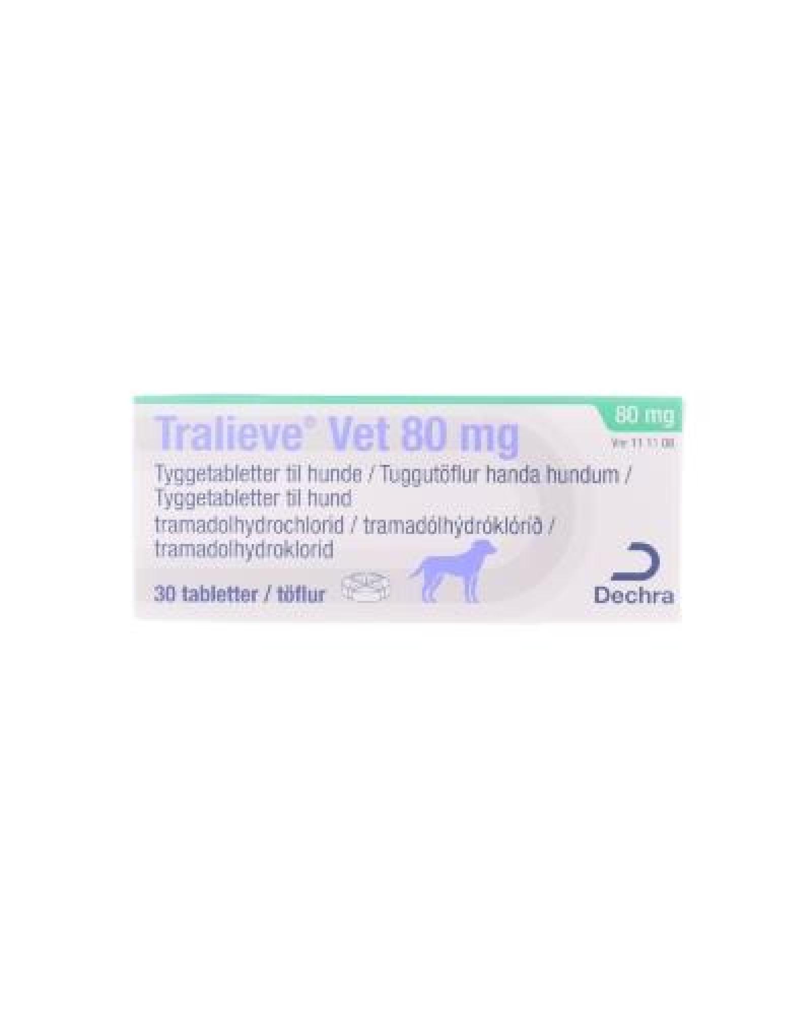 Tralieve vet tyggetab 80mg - Apotek 1