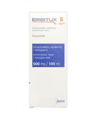 Erbitux Infusjonsvæske, oppløsning 5 mg/ml 1x100 ml - Apotek 1