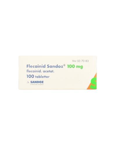 Flecainid Sandoz Tablett 100 mg 100 stk - Apotek 1