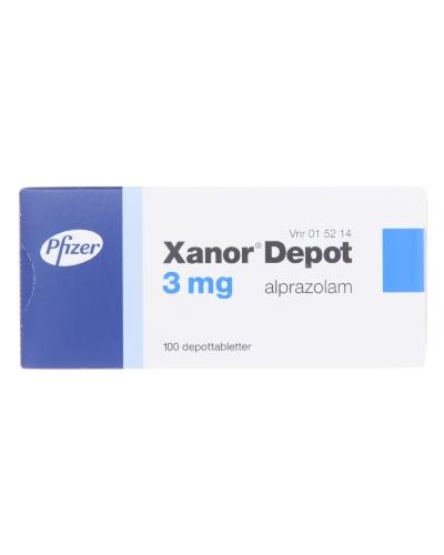 Xanor Depot Depottablett 3 mg 100 stk - Apotek 1