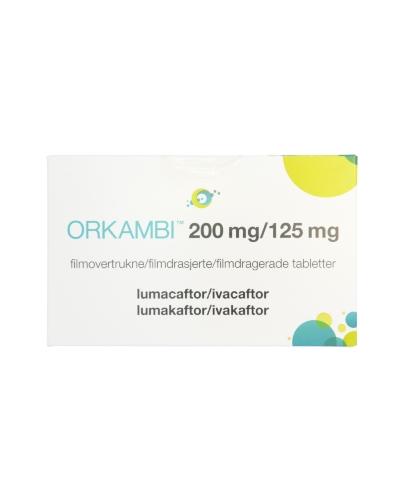 Orkambi Tablett, filmdrasjert 200 mg/125 mg 112 stk - Apotek 1