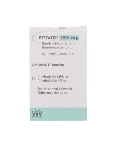 Epivir Tablett, filmdrasjert 150 mg 60 stk - Apotek 1
