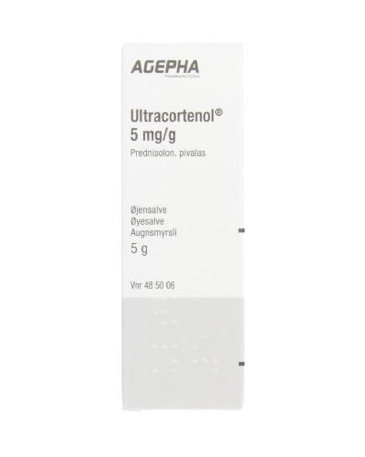 Ultracortenol Øyesalve 5 mg/g 5 g - Apotek 1