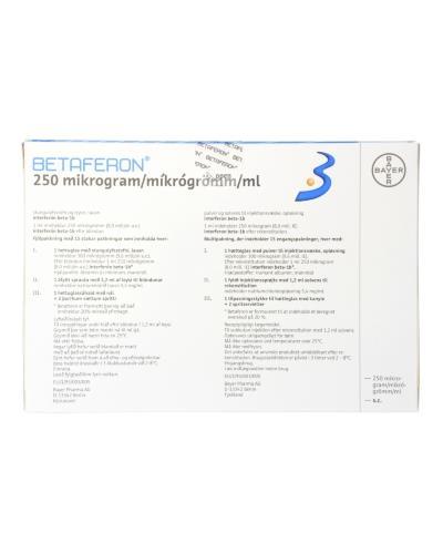 Betaferon Pulver og væske til injeksjonsvæske, oppløsning 250 mikrog/ml ...