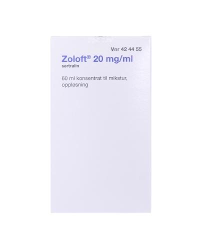 Zoloft 2care4 20 mg/ml konsentrat til mikstur, oppløsning 60 ml - Apotek 1