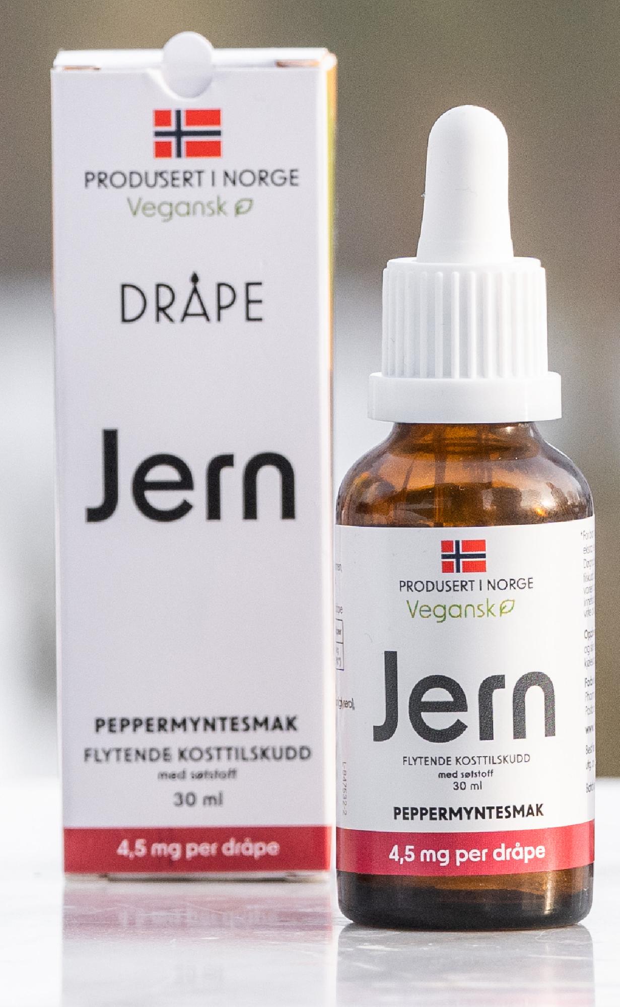 Dråpe Jern dråper peppermynte 30 ml - Apotek 1