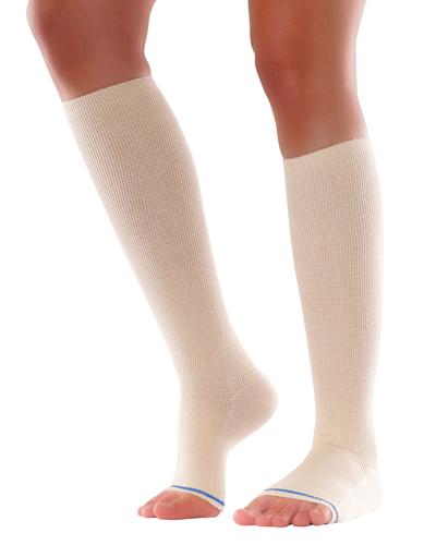 Mabs Care kompresjonsstrømpe uten tå natur str 4 1par - Apotek 1