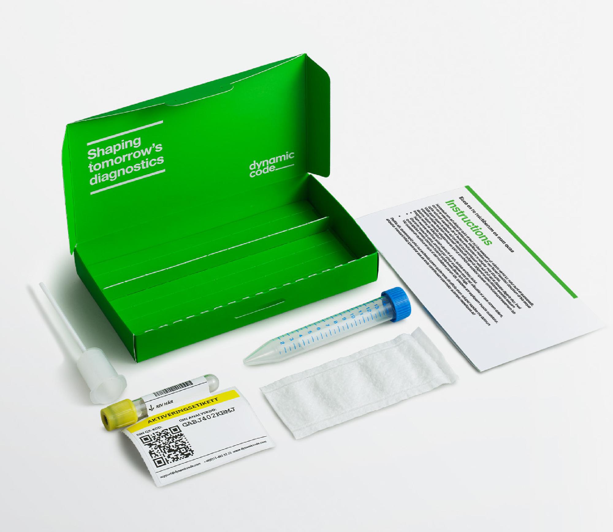 Dynamic Code selvtest for klamydia mann 1 sett - Apotek 1