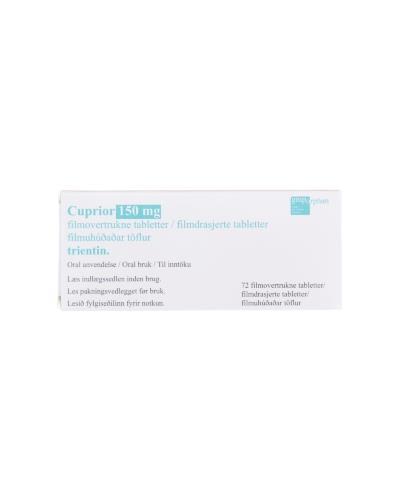 Cuprior 150 mg tabletter 72 stk - Apotek 1