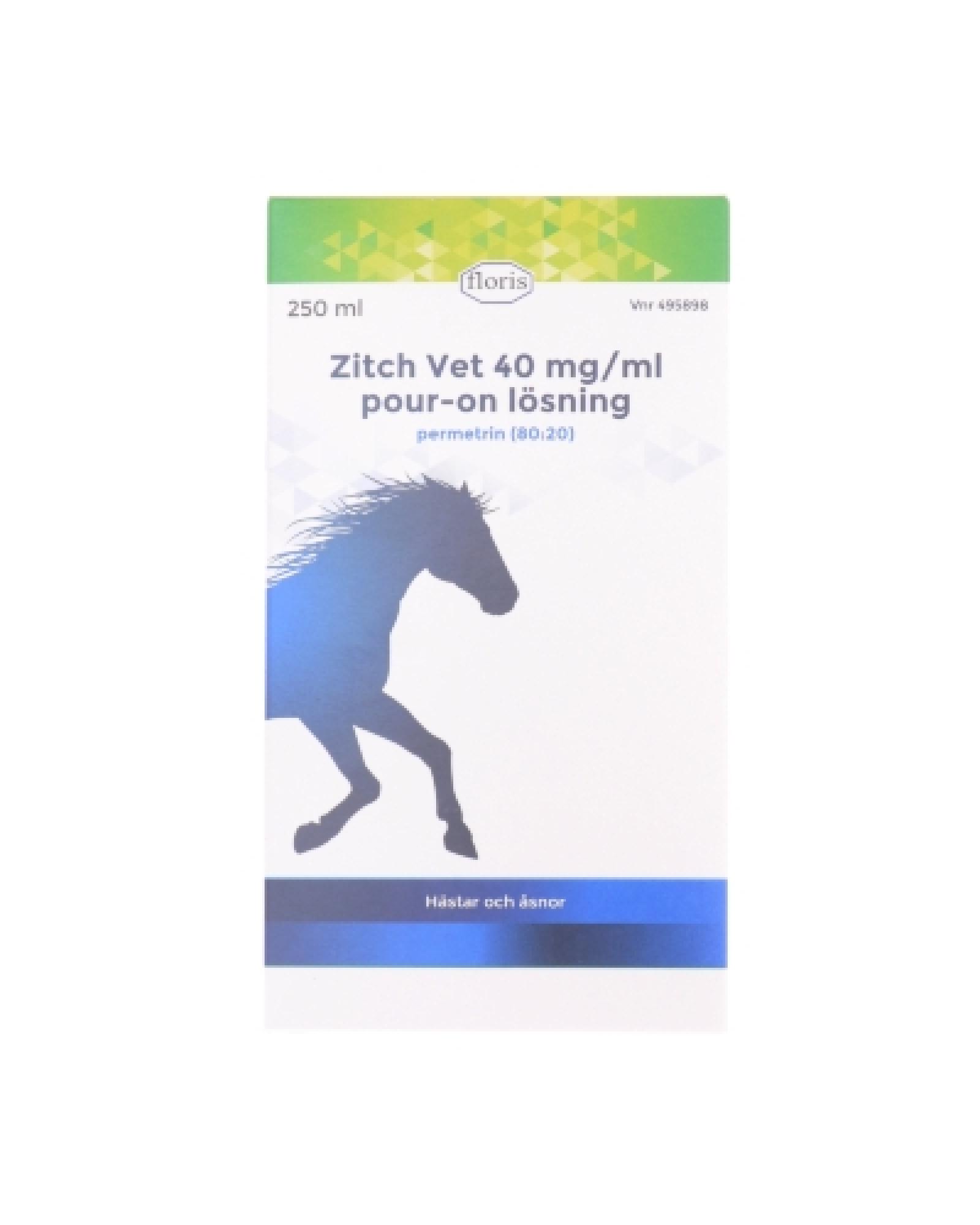 Zitch vet 40mg/ml påhellingsvæske 250 ml - Apotek 1