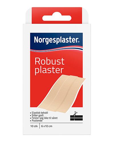 Norgesplaster robust plaster 6x10cm 10 stk - Apotek 1