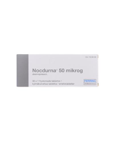Nocdurna 50 mikrog smeltetabletter blisterpakning, endose 30 stk - Apotek 1
