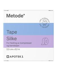 Metode tape silke 2,5 cm x 9,1 m 1stk - Apotek 1