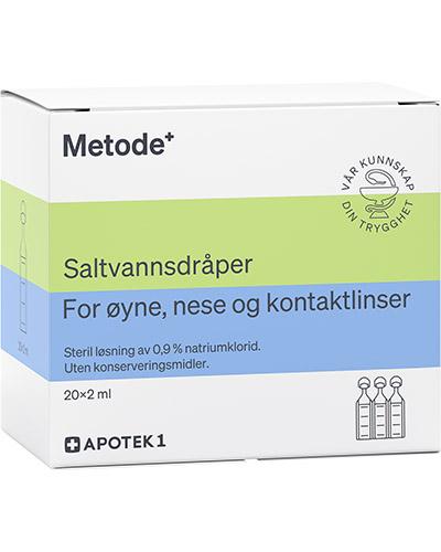 Metode saltvannsdråper i endosebeholdere 20x2 ml - Apotek 1