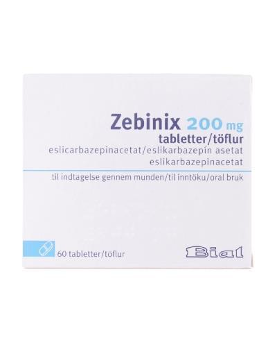 Zebinix 200 mg tabletter 60 stk - Apotek 1