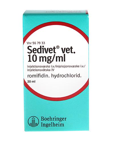 Sedivet vet inj 10mg/ml - Apotek 1