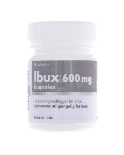 Ibux 600 mg filmdrasjerte tabletter 30 stk - Apotek 1