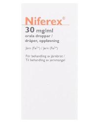 Niferex 30mg/ml dråper 30 ml - Apotek 1