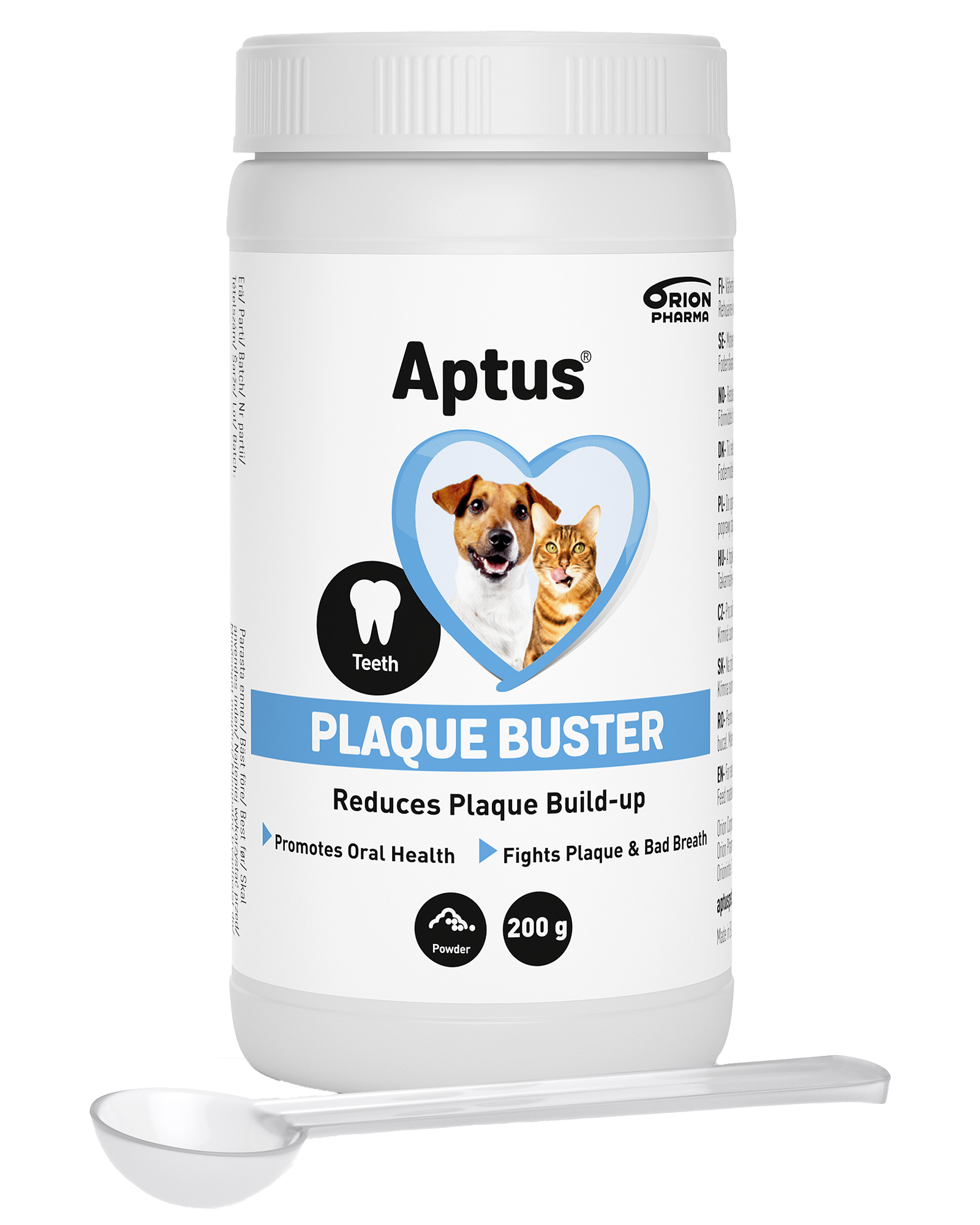 Aptus Plaque Buster pulver til hund og katt 200 g - Apotek 1