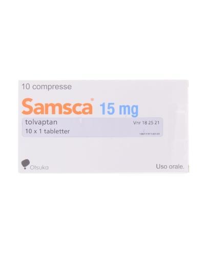Samsca Orifarm 15 mg tabletter blisterpakning, endose 10 stk - Apotek 1