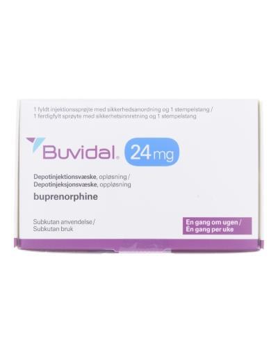 Buvidal 24 mg depotinjeksjonsvæske, oppløsning ferdigfylt sprøyte 0,48 ...
