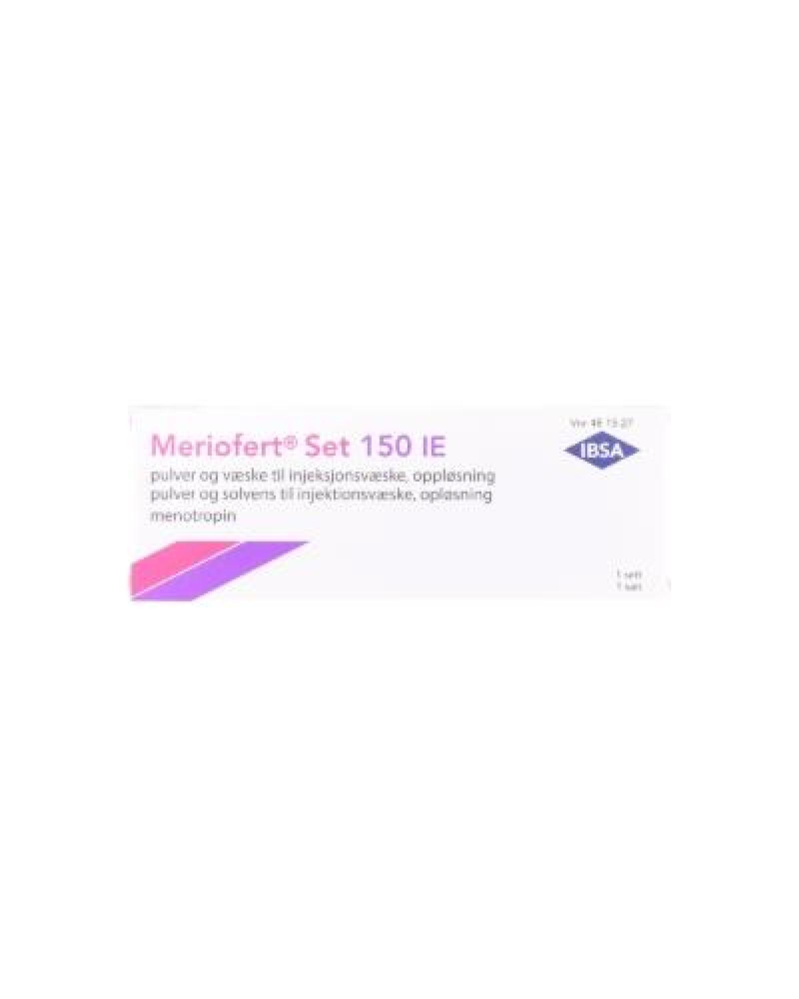 Meriofert Set inj subst 150 IE - Apotek 1