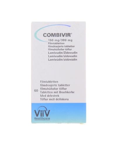 Combivir Tablett, filmdrasjert 150 mg/300 mg 60 stk - Apotek 1