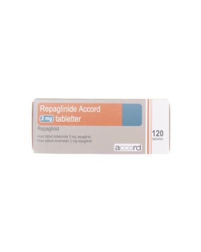 Repaglinide Accord Tablett 2 mg 120 stk - Apotek 1