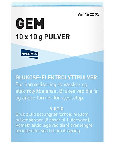 Gem pulver til mikstur 10x10g - Apotek 1