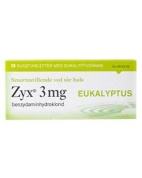 Zyx 3 mg sugetabletter mint 20 stk - Apotek 1