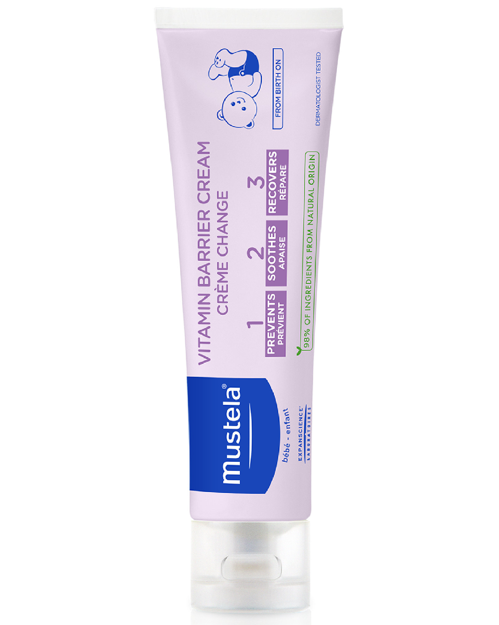 Mustela Vitamin Barrier Cream barrierekrem 100 ml - Apotek 1