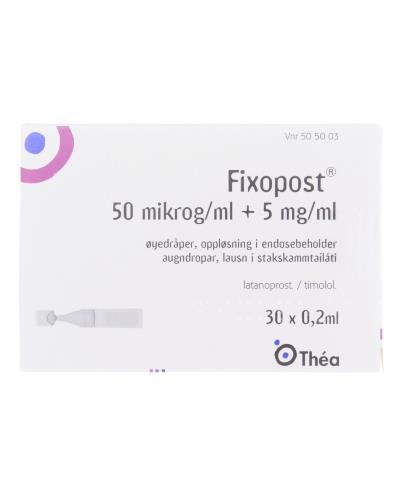 Fixopost øyedr 50mcg+5mg/ml - Apotek 1
