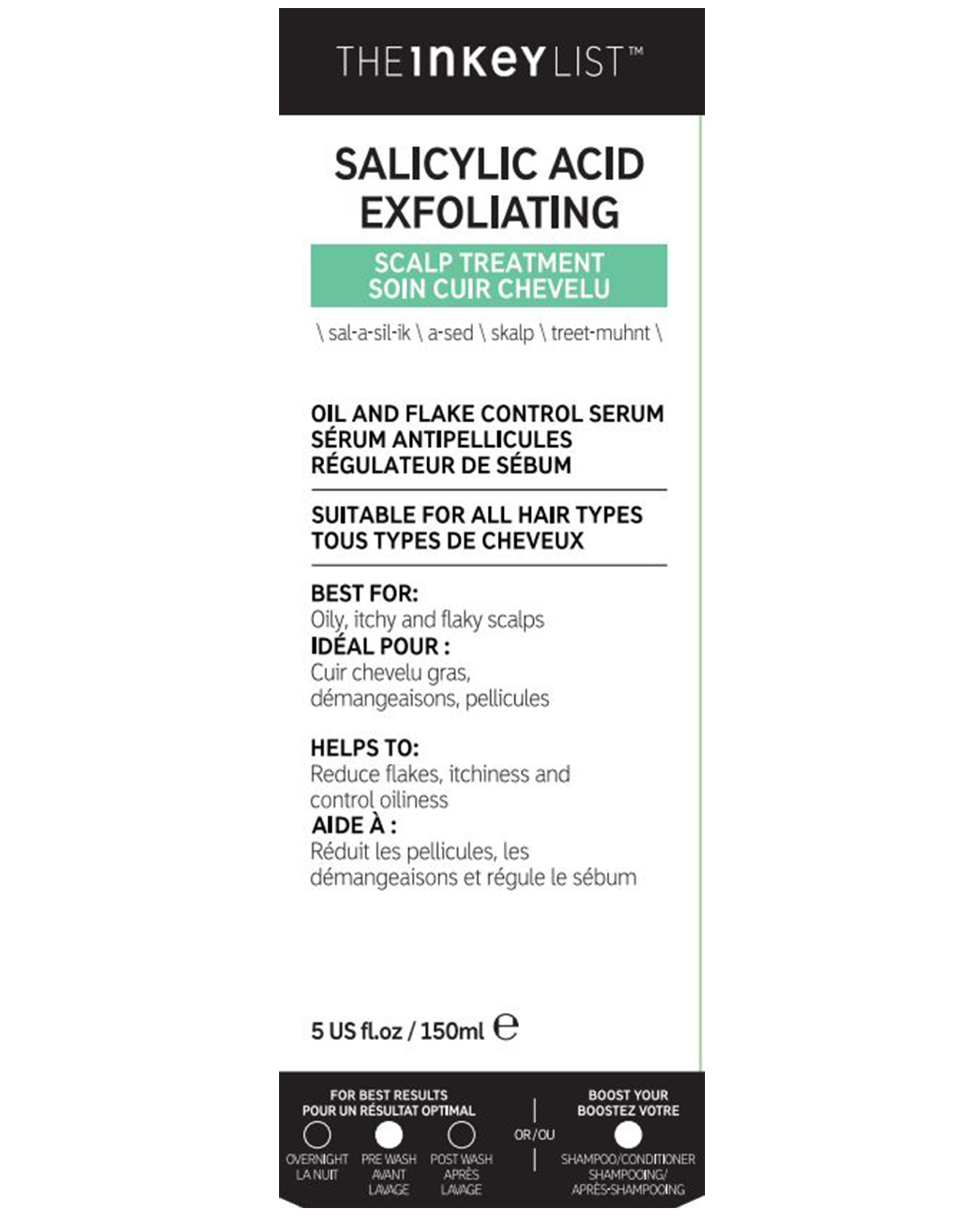 The Inkey List Salicylic Acid Exfoliating serum til hodebunn 150 ml ...
