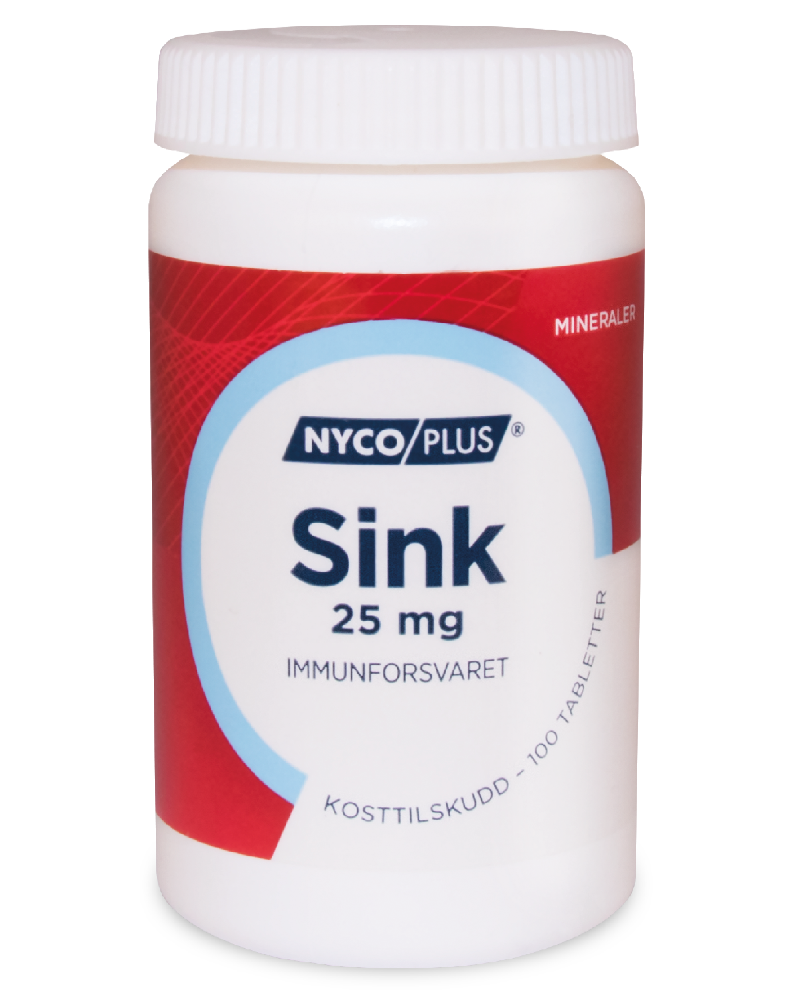 Nycoplus Sink 25 mg tabletter 100 stk - Apotek 1