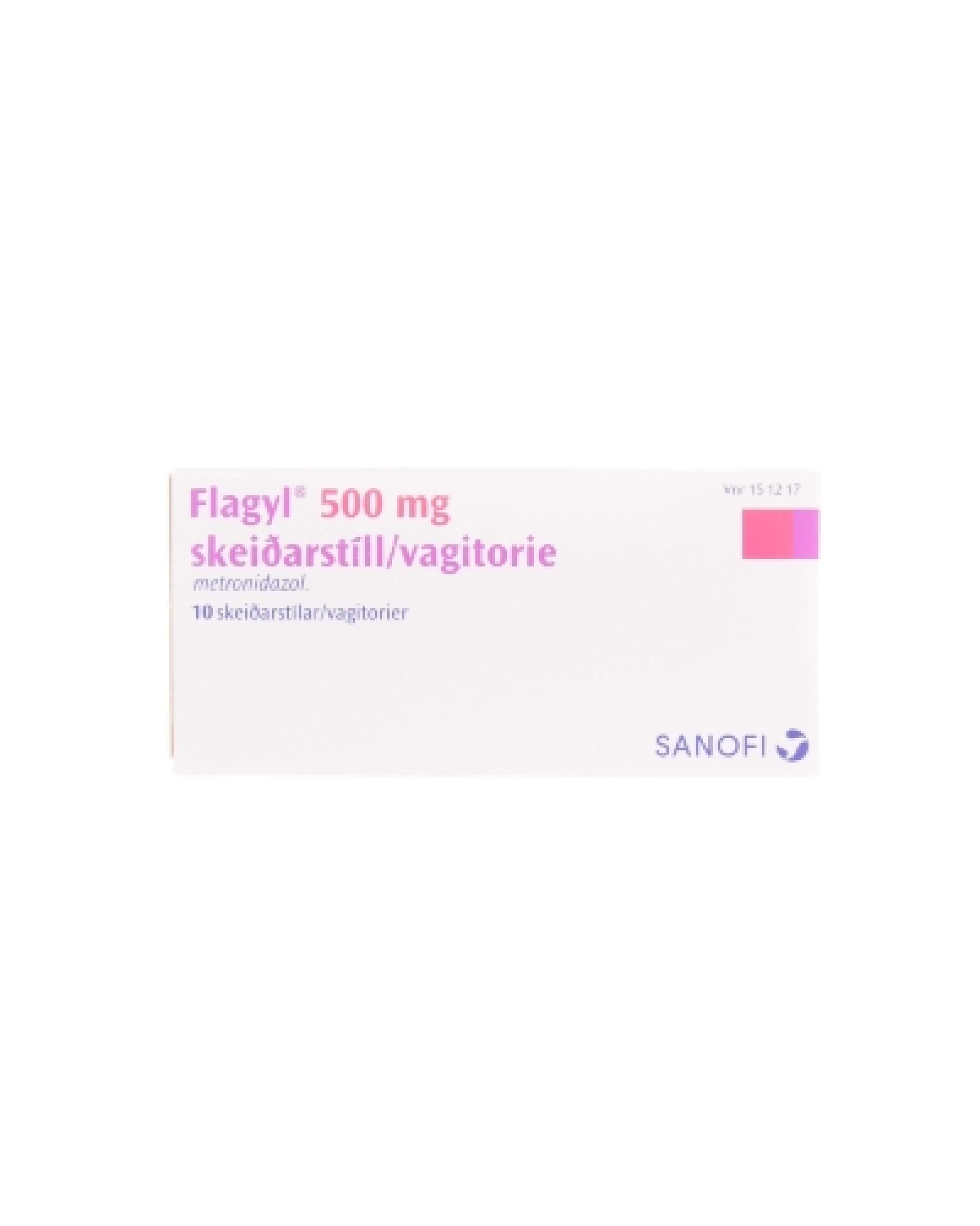 Flagyl Vagitorie 500 mg 10 stk - Apotek 1