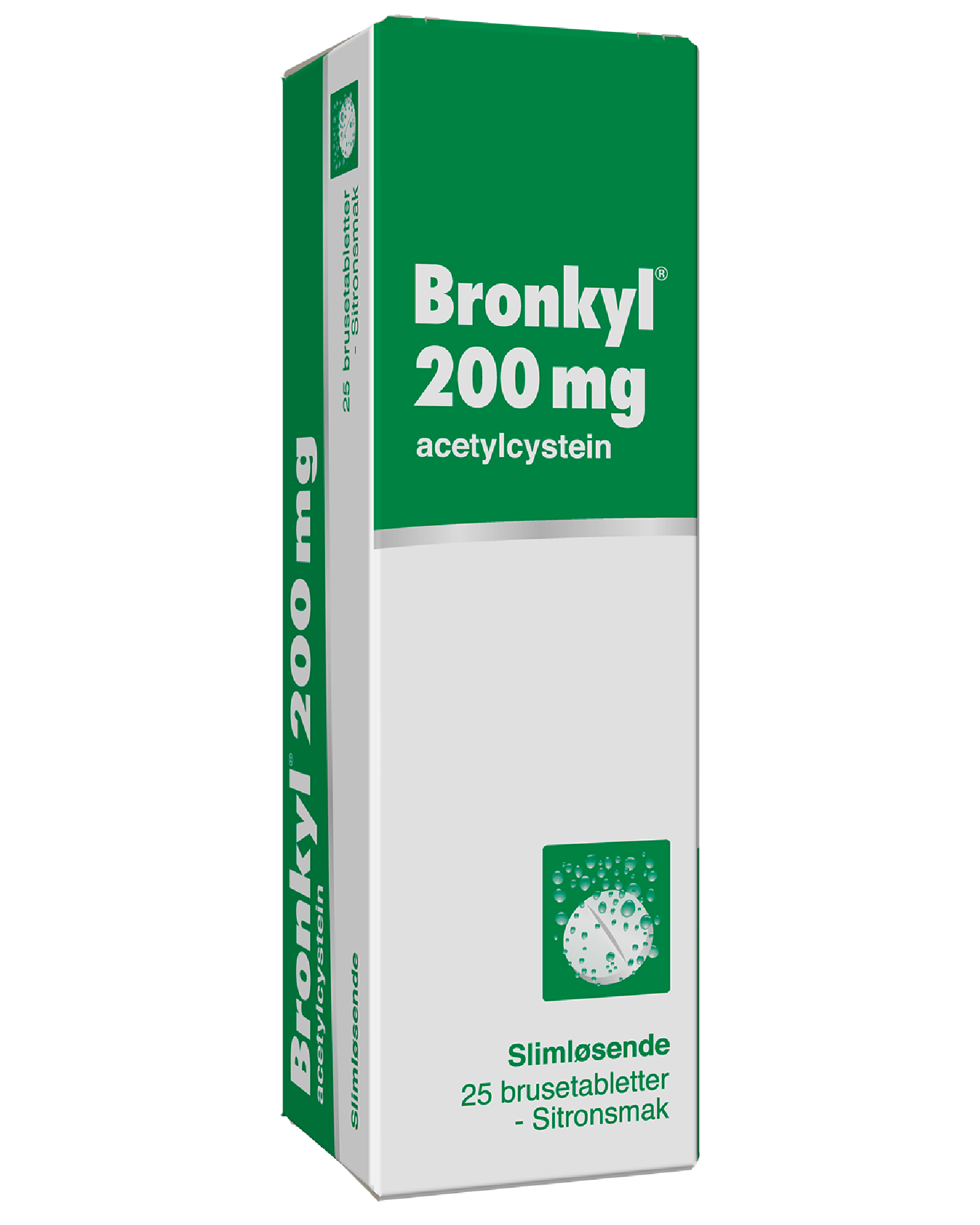Bronkyl 200 mg brusetabletter 25 stk - Apotek 1