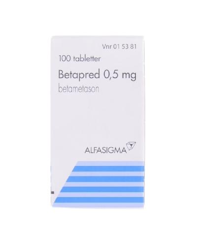 Betapred 0,5mg tabletter 100 stk - Apotek 1