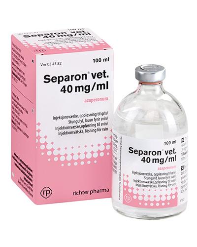 Separon vet 40mg/ml injeksjonsvæske, oppløsning hetteglass 100 ml ...