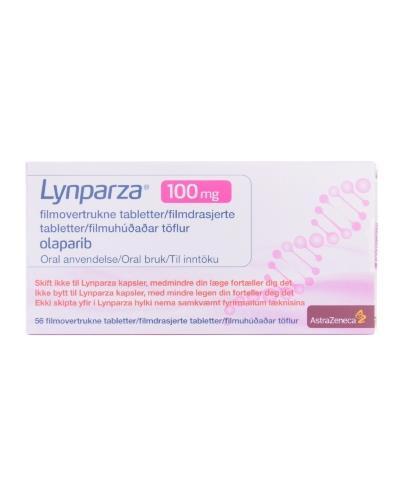 Lynparza 100 mg filmdrasjerte tabletter 56 stk - Apotek 1