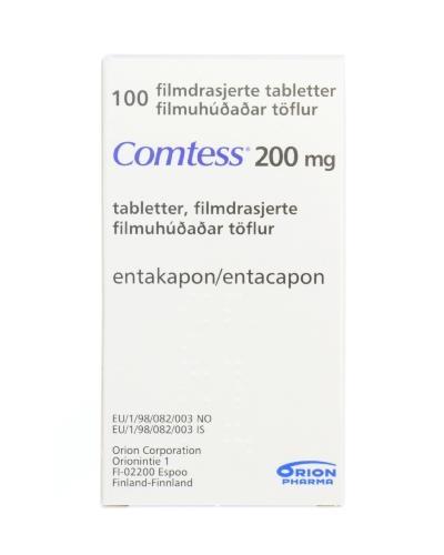 Comtess Tablett, filmdrasjert 200 mg 100 stk - Apotek 1