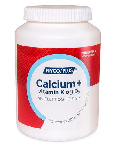 Nycoplus Calcium med K- og D3-vitamin tabletter 100 stk - Apotek 1